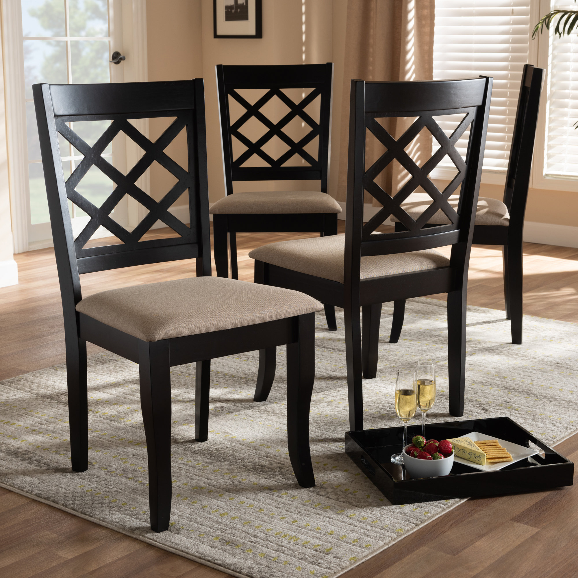 Winston Porter Guin Cross Back Side Chair & Reviews | Wayfair
