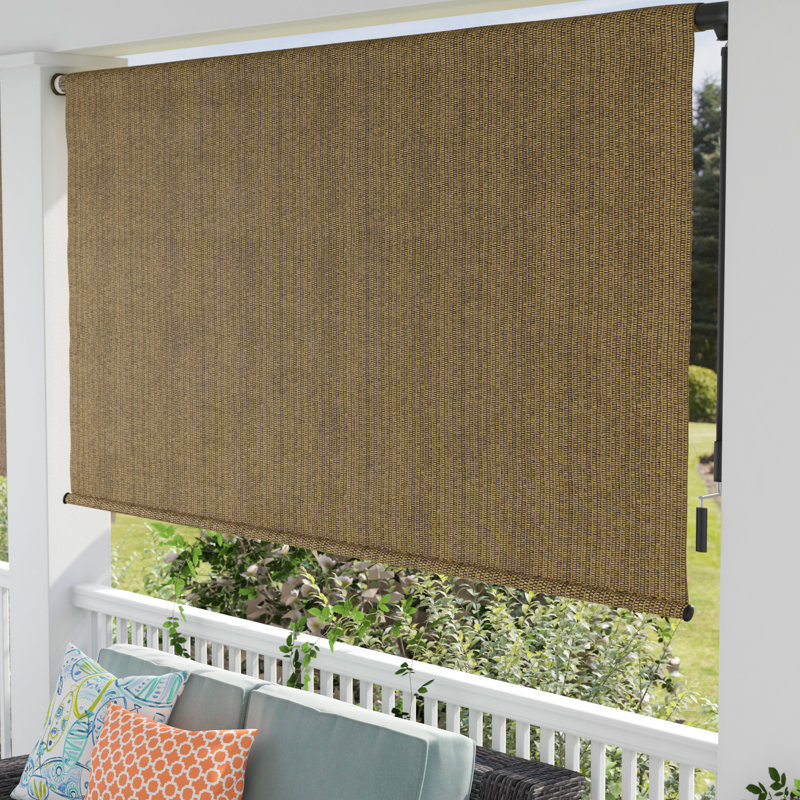 Blackout Outdoor Roller Shade & Reviews | Birch Lane