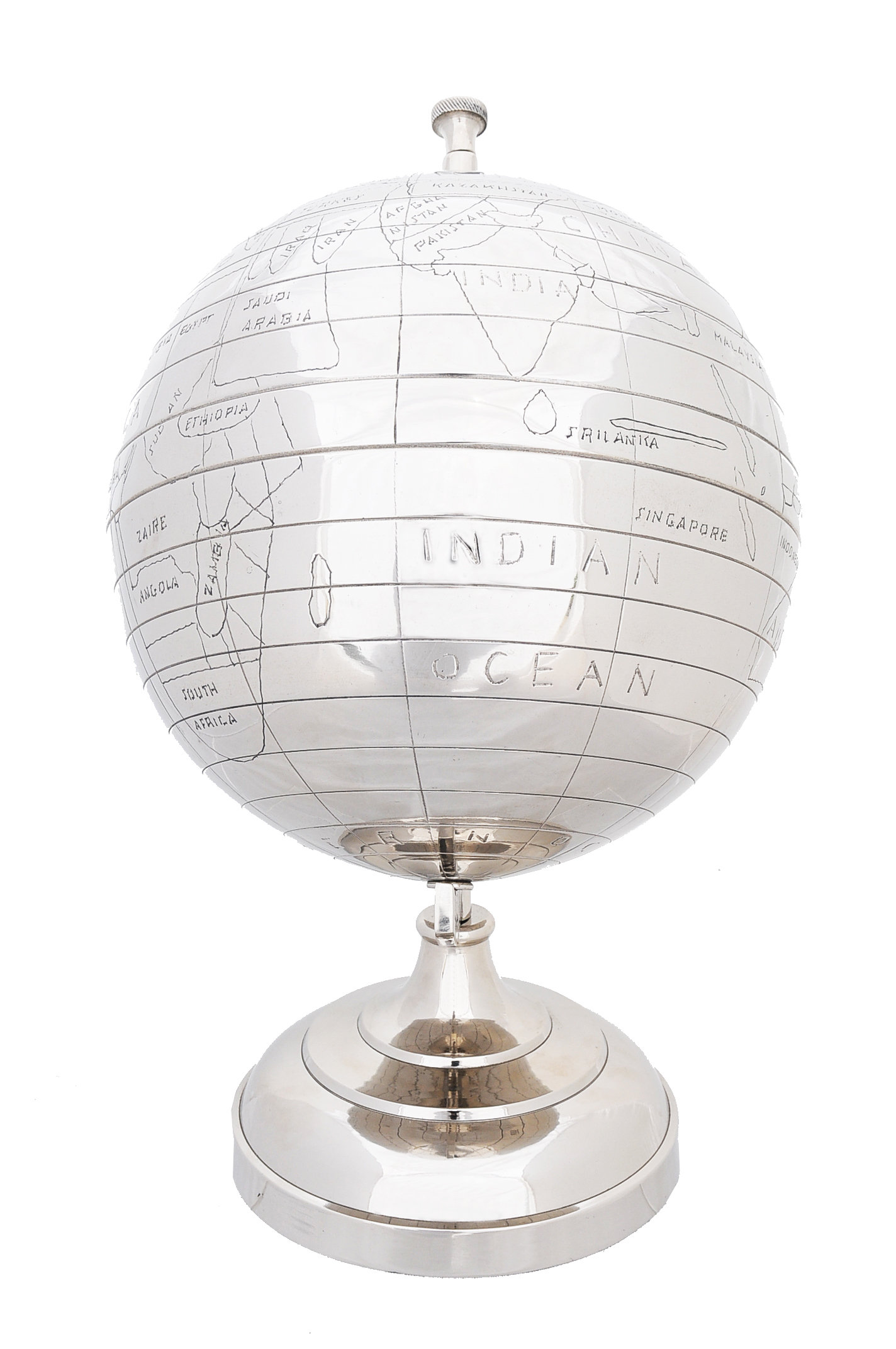 Red Barrel Studio® Aluminum Tabletop Globe | Wayfair