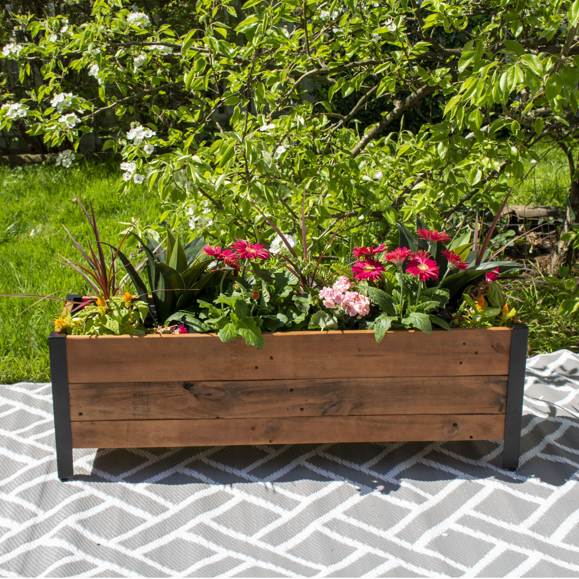 Arlmont & Co. Anselmo Wood Planter Box | Wayfair
