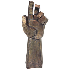 Design Toscano Freedom Rising Modern Cubist Outstretched Hand Statue ...
