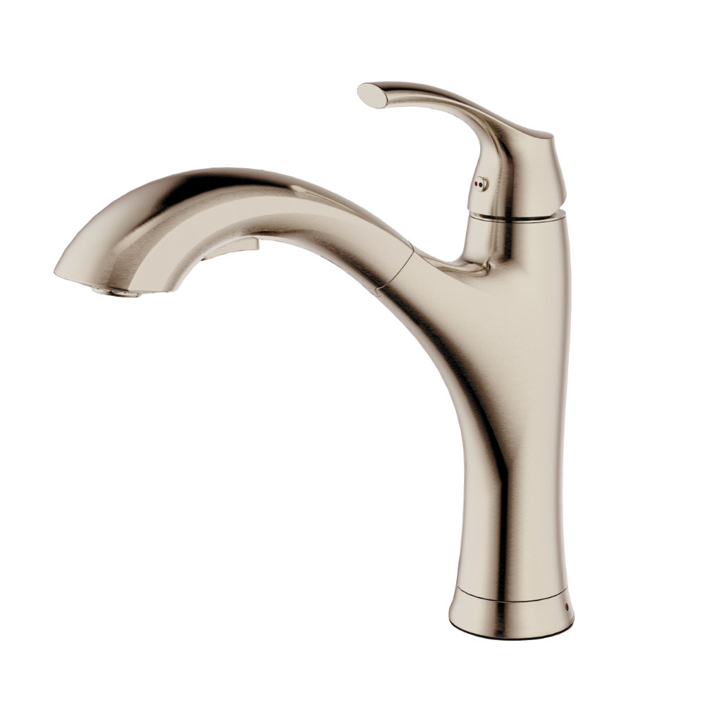 Allora USA Pull Out Single Handle Kitchen Faucet & Reviews | Wayfair