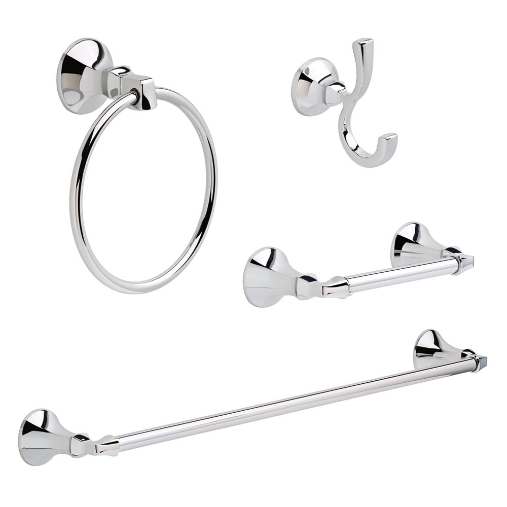 Delta Ashlyn 4 - Piece Bathroom Hardware Set & Reviews | Wayfair