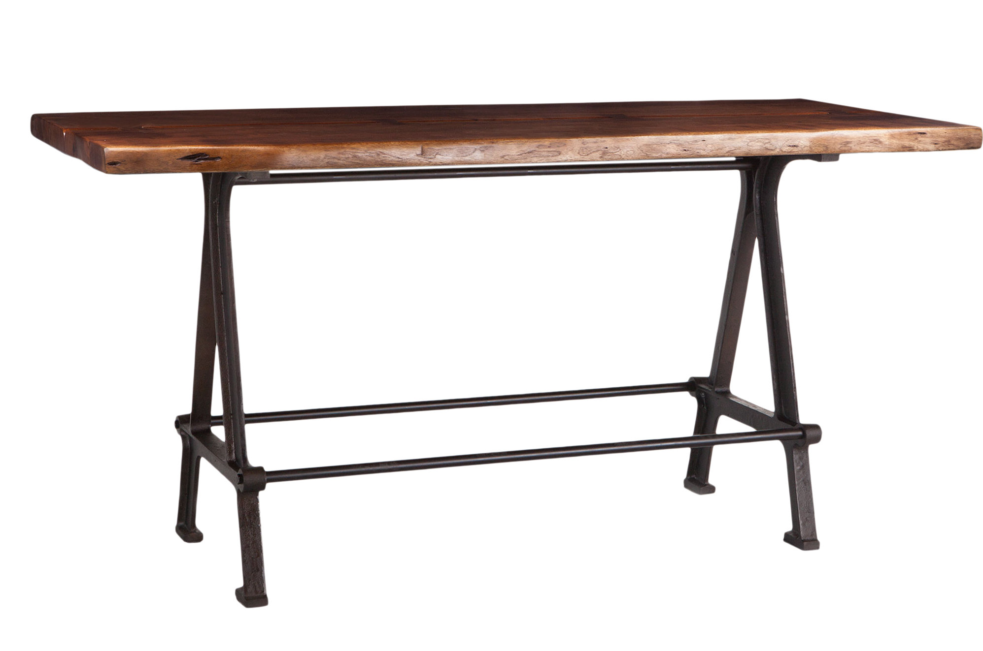 17 Stories Napier Counter Height 72'' Trestle Dining Table | Wayfair