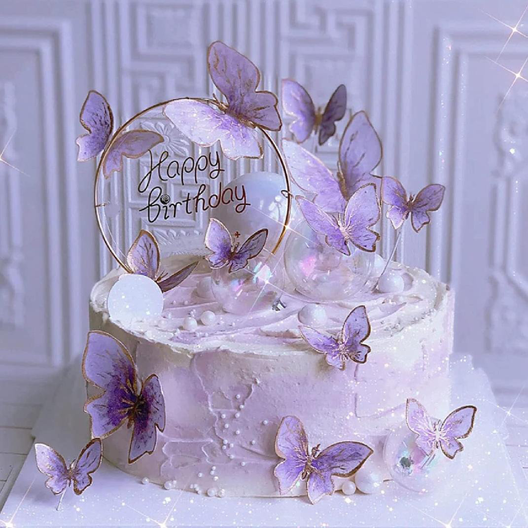 Party & Gifting Butterfly Cake Topper // Butterflies Cake Topper ...