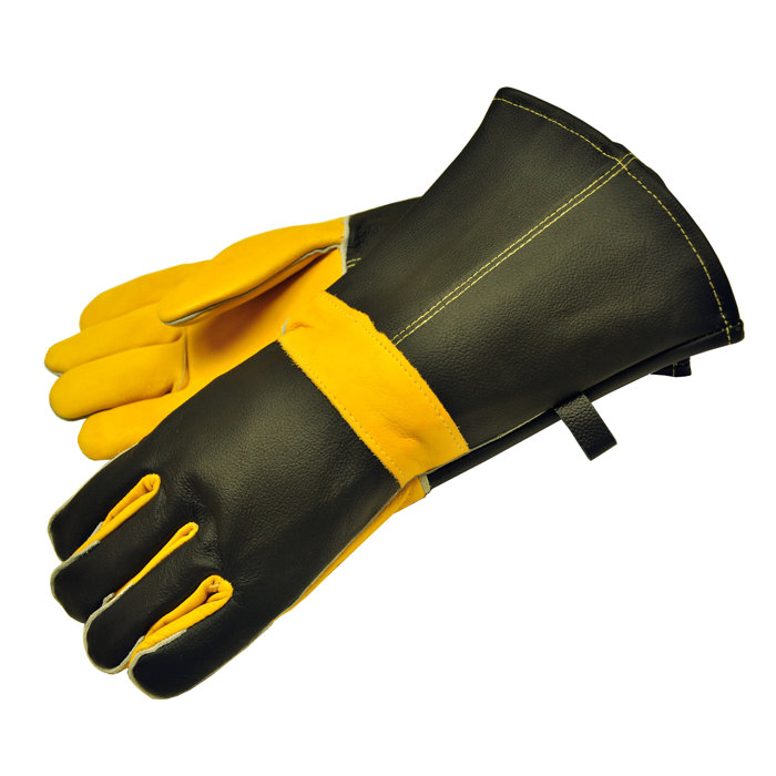 G & F Products G & F 8115 Heat Resistant Leather Gloves, 15-Inch Extra ...