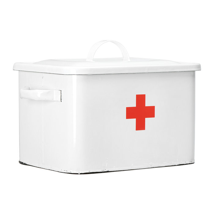 Gracie Oaks First Aid Container Metal Box & Reviews | Wayfair