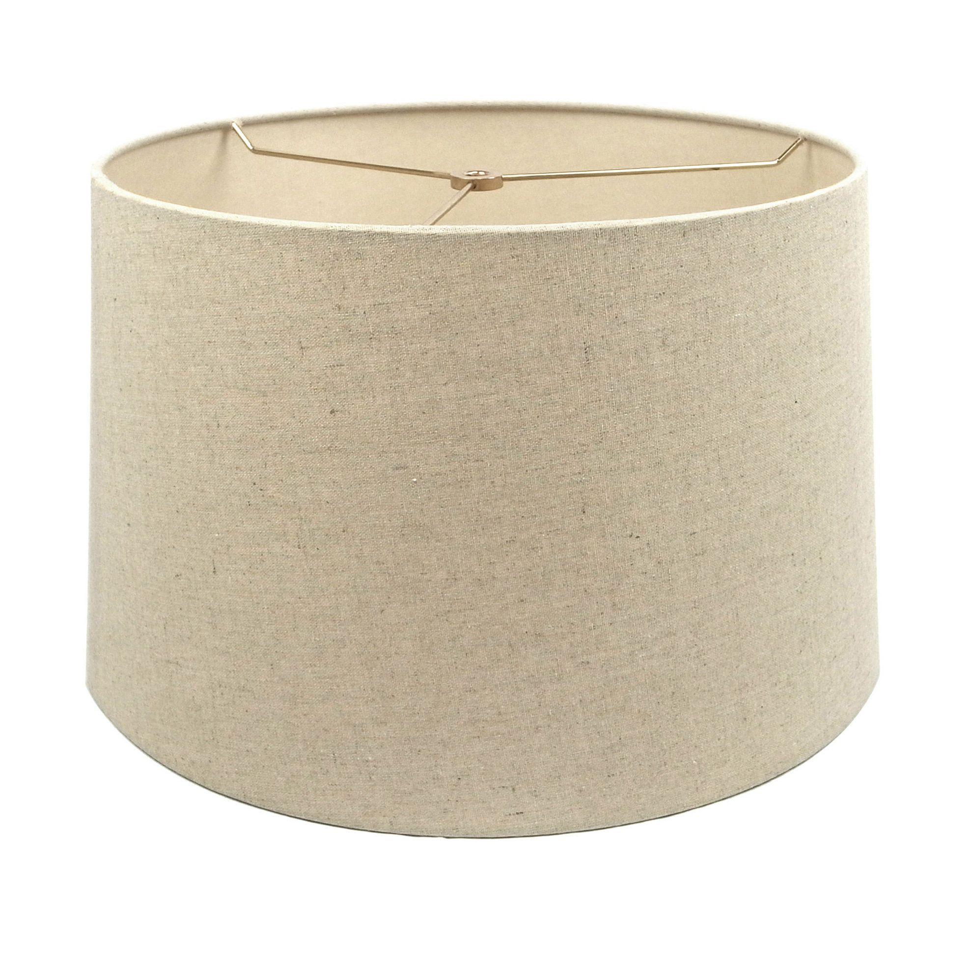 August Grove® 10'' H Linen Drum Lamp Shade ( Spider ) & Reviews | Wayfair