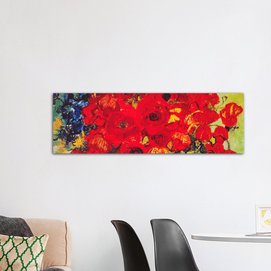 Vault W Artwork Vase With Daisies And Poppies by Vincent Van Gogh ...