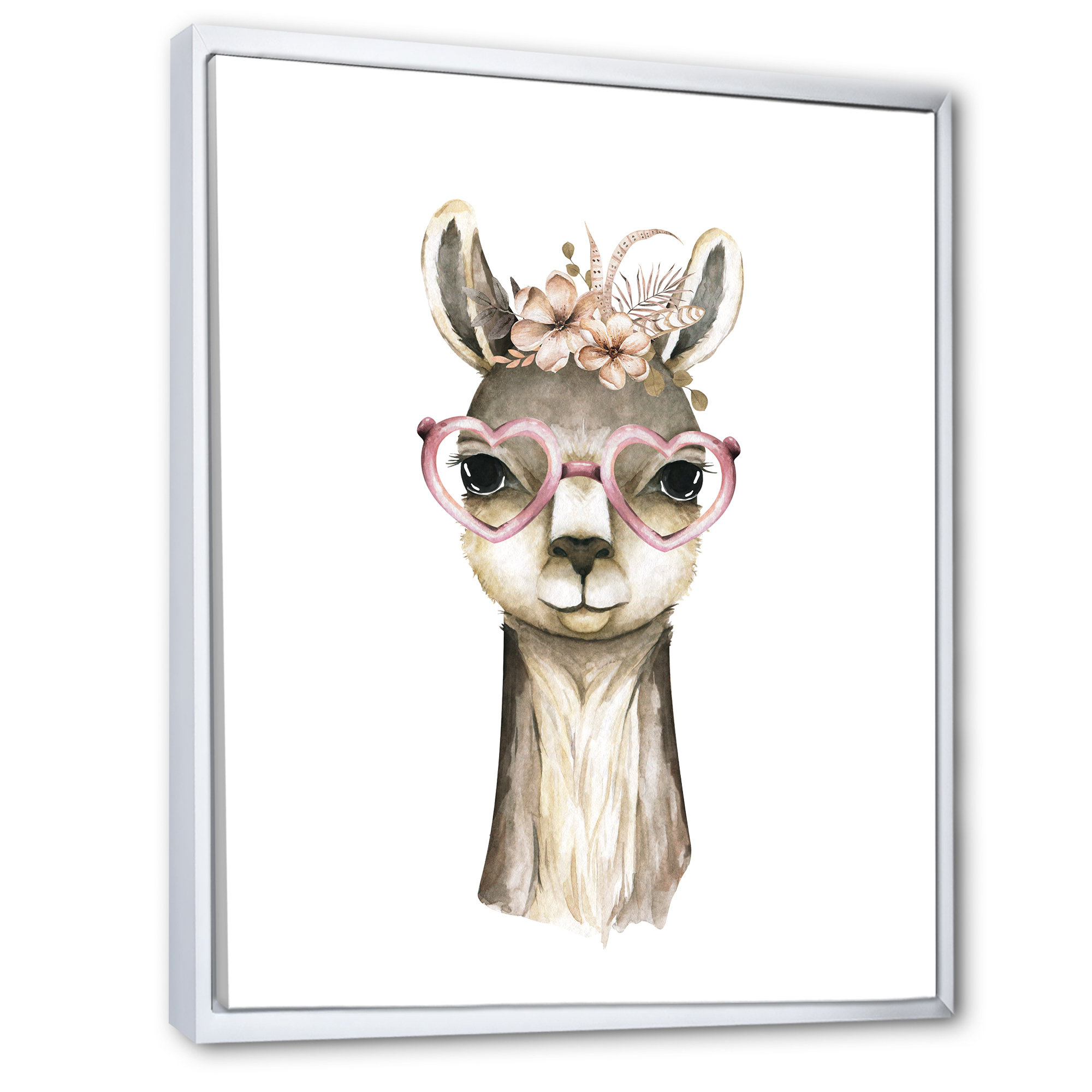 Zoomie Kids Cute Lama Head Cartoon For Kids V Cute Lama Head Cartoon ...