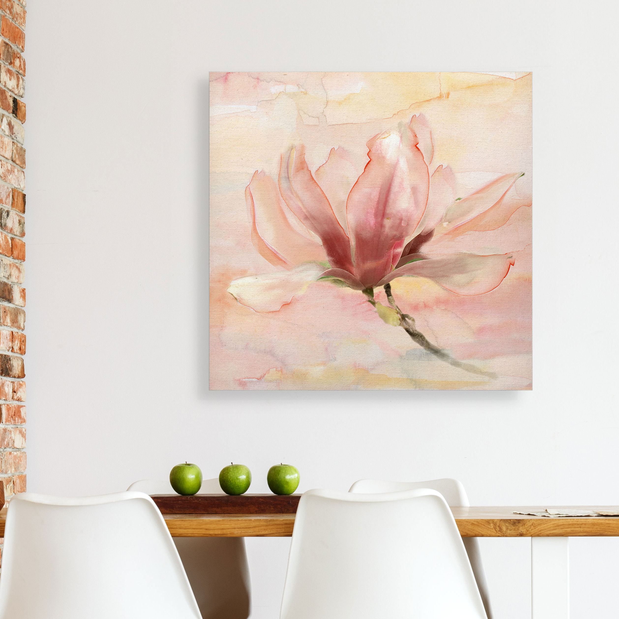 Winston Porter Dreamy Magnolia II - Painting & Reviews | Wayfair