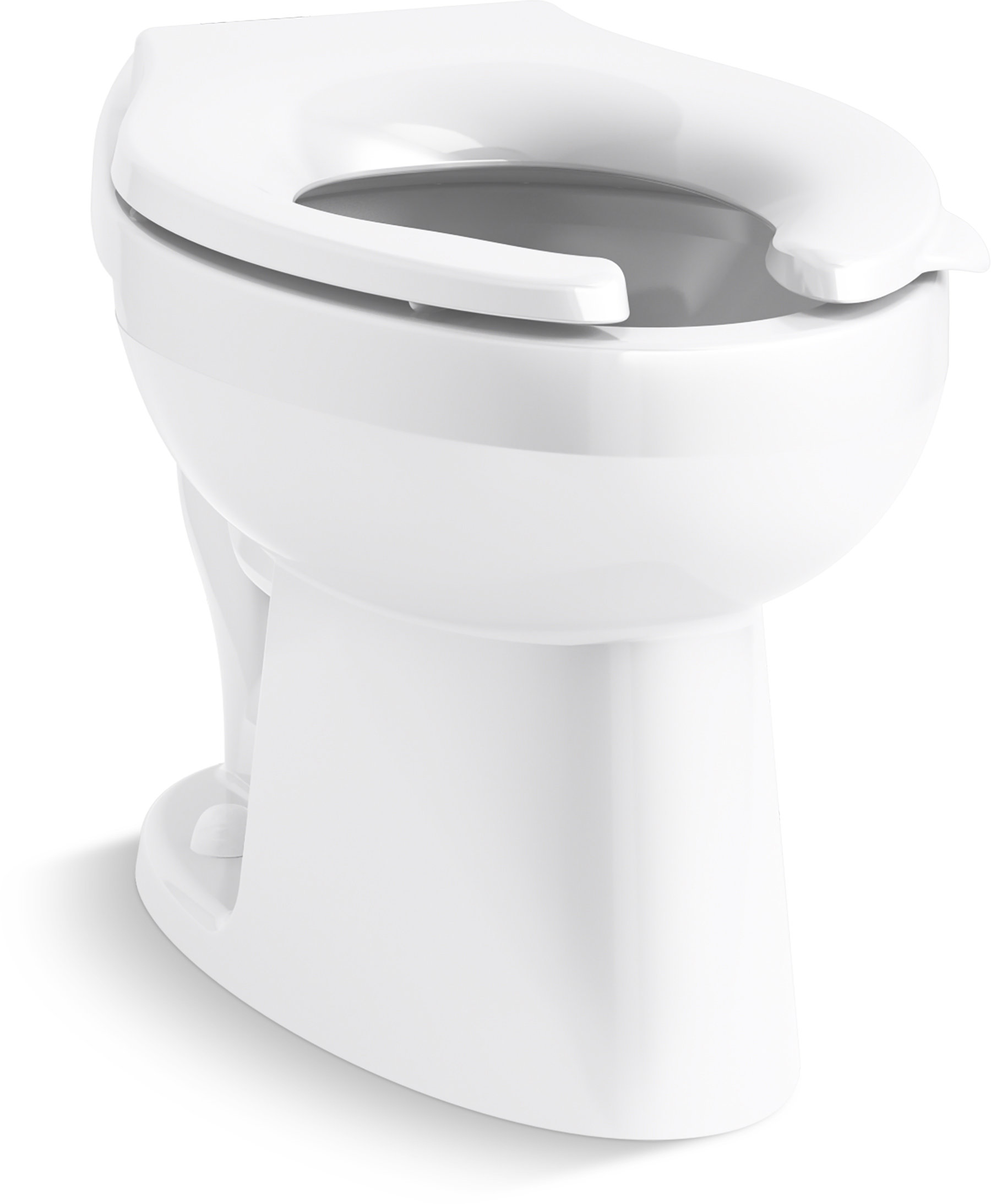Kohler Wellcomme Ultra Floor-Mounted Rear Spud Flushometer Bowl | Wayfair