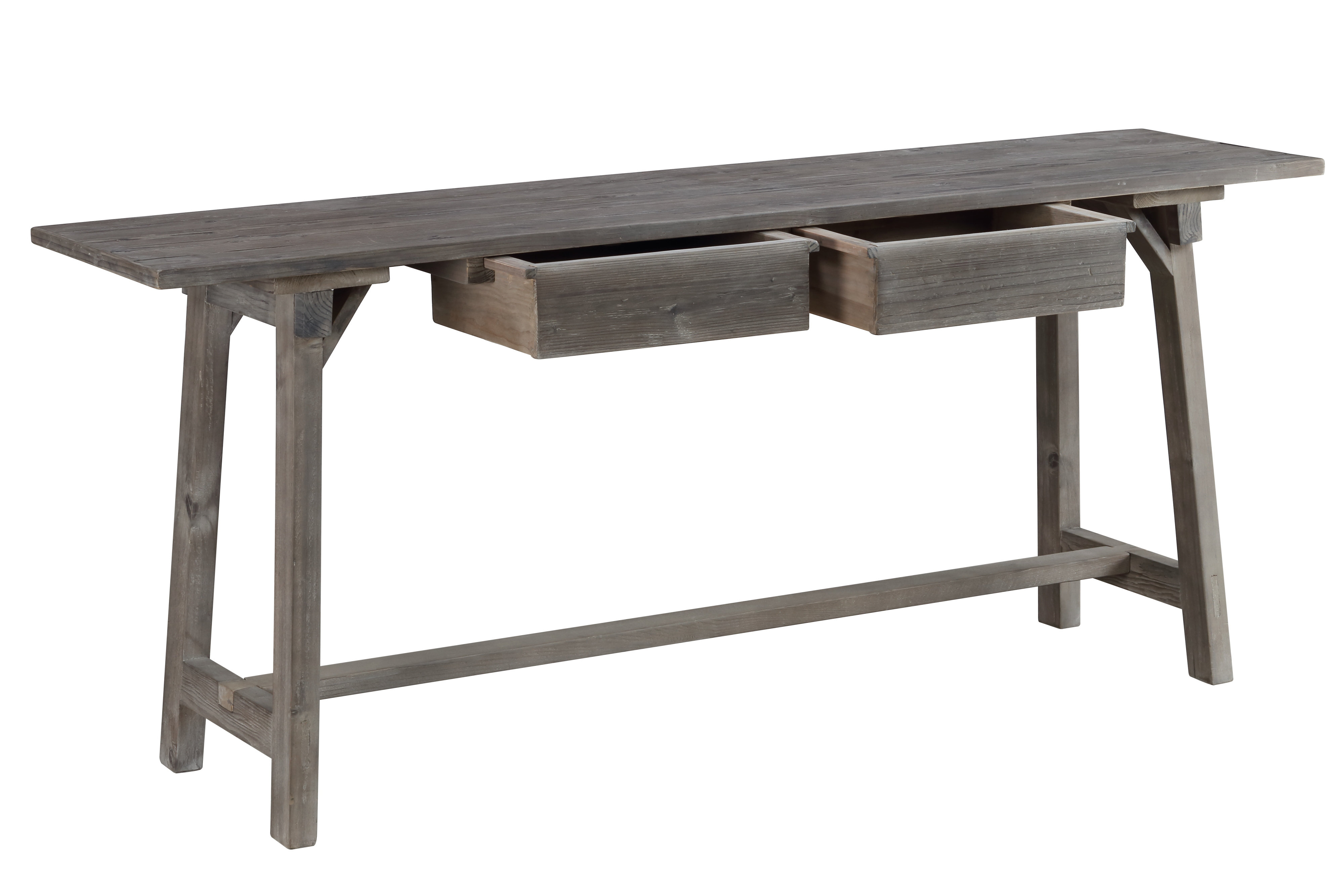 Union Rustic Ellenberger 180Cm Solid Wood Console Table | Wayfair.co.uk