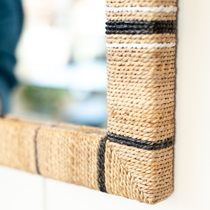 Birch Lane™ Windy Rectangle Seagrass Wall Mirror | Wayfair