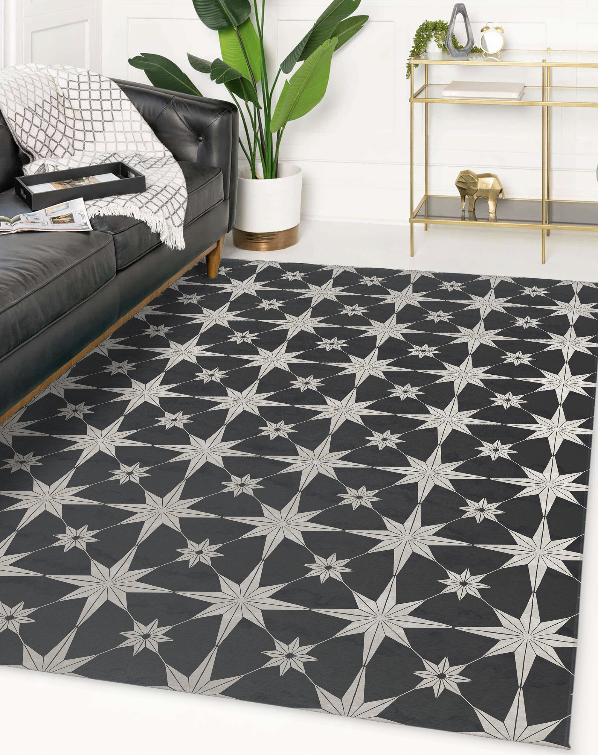 Corrigan Studio® STAR STRUCK CHARCOAL Area Rug By Corrigan Studio ...