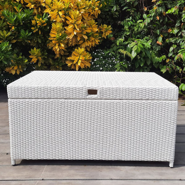 Ebern Designs Pillow Storage Box Modica L.120 L.65 H.60 White | Wayfair ...