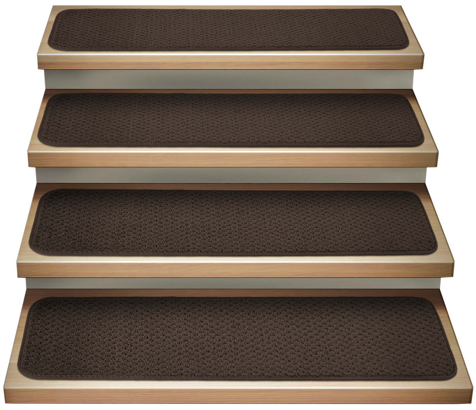 House Home & More Brown Stair Tread | Wayfair