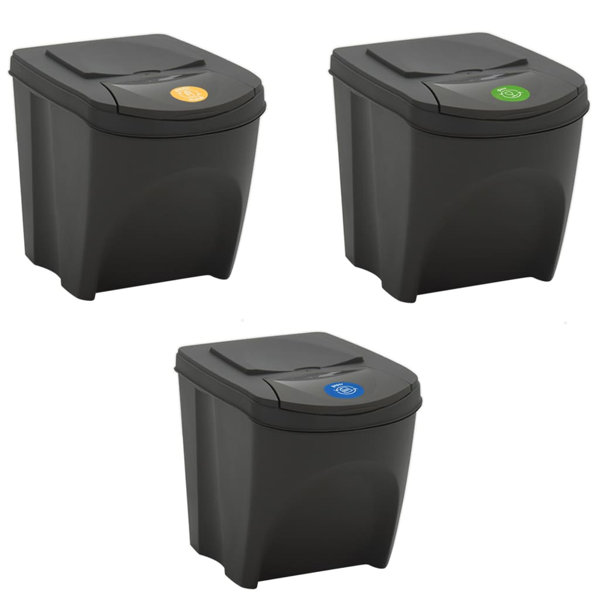 Rebrilliant Inman Plastic 25 Litre Rubbish Bin | Wayfair.co.uk