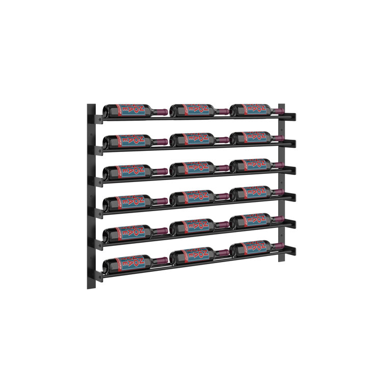 Prep & Savour Abbie-Marie Wall Mounted Wine Bottle Rack & Reviews | Wayfair