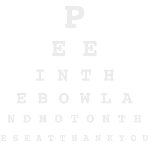 The Decal Guru Eye Chart Bathroom Wall Decal & Reviews | Wayfair