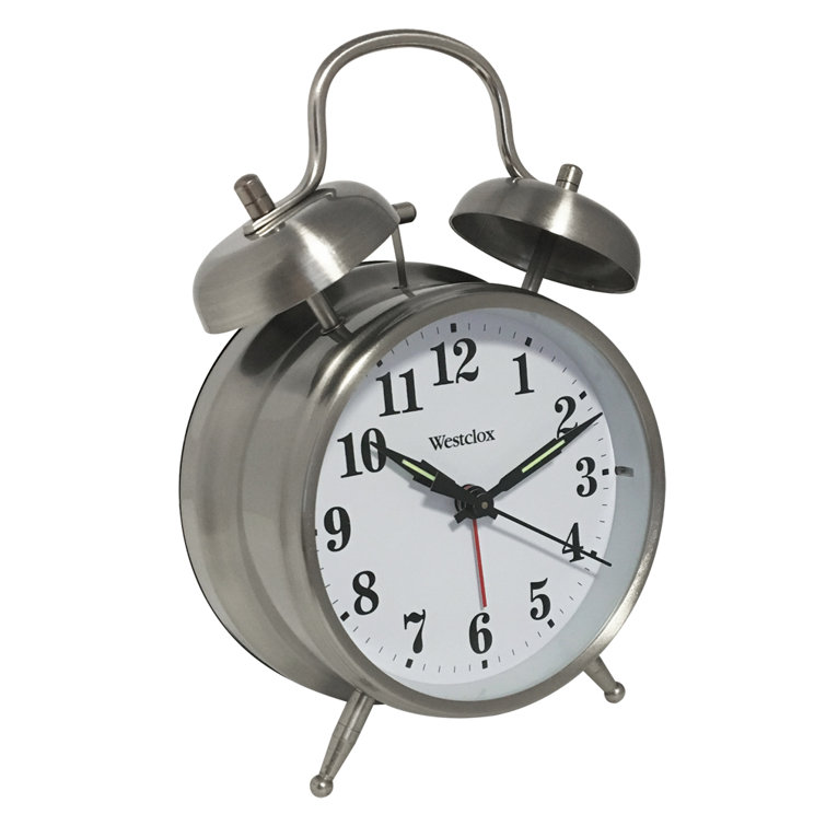 Winston Porter Twin Bell Alarm Clock & Reviews | Wayfair