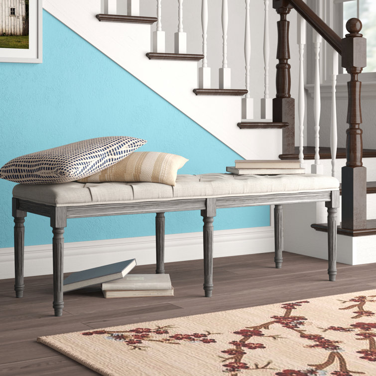 One Allium Way® Colin Upholstered Bench & Reviews | Wayfair