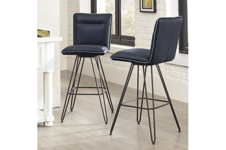 Top 15 Leather Blue Bar Stools in 2023 | Wayfair