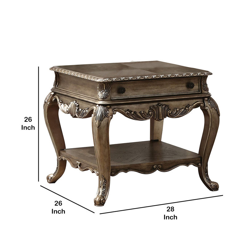 Astoria Grand Studebaker 26'' Tall End Table with Storage | Wayfair