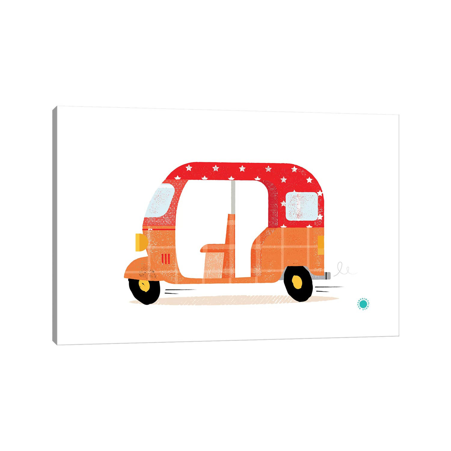 East Urban Home Rickshaw - Print | Wayfair