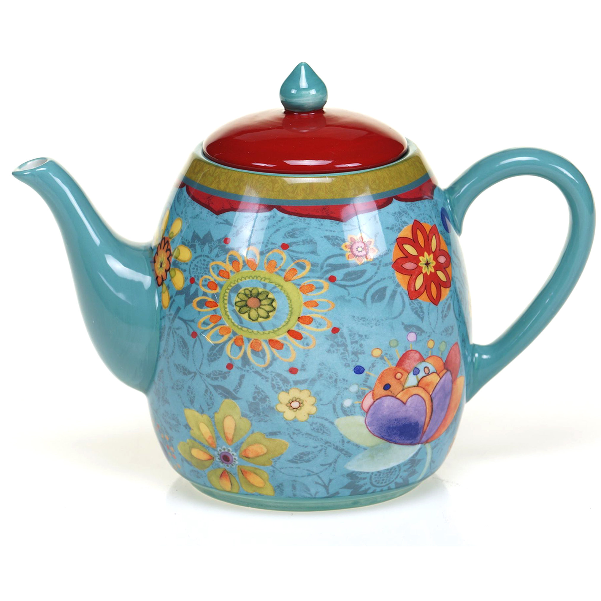 Certified International Tunisian Sunset Teapot & Reviews | Wayfair