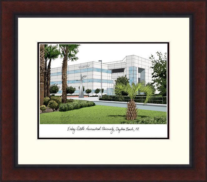 Campus Images NCAA Embry-Riddle Eagles Legacy Alumnus Lithograph ...