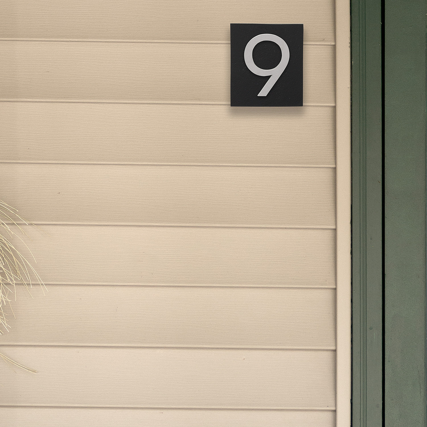 Montague Metal Products Floating 1-Line Wall Address Plaque | Wayfair