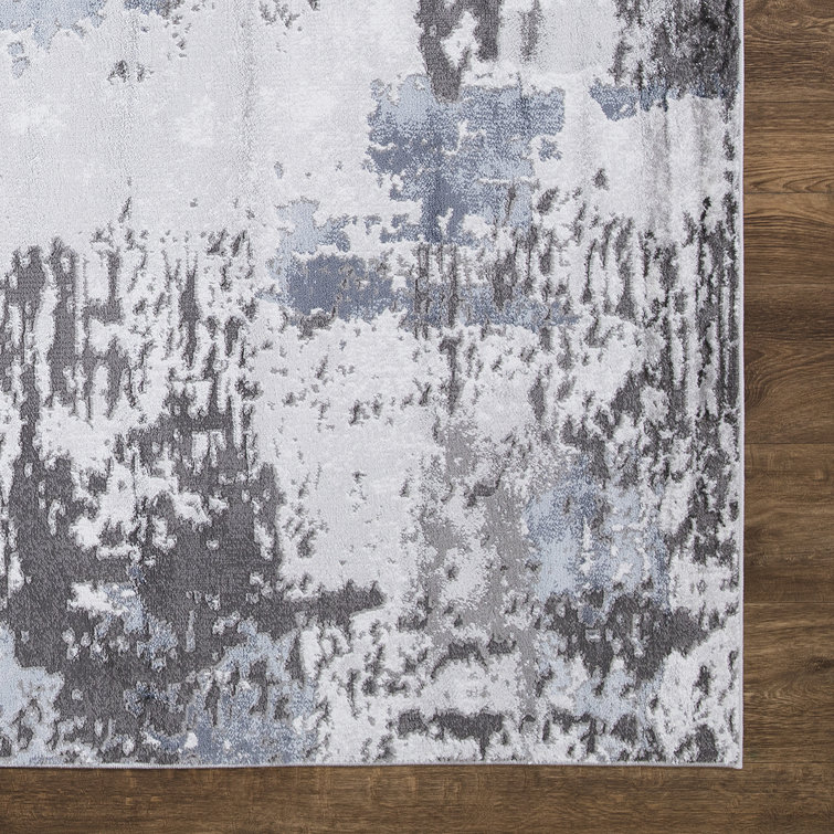 17 Stories Pacific Gray Rug | Wayfair