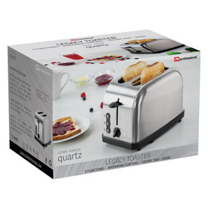 SQProfessionalLtd SQ Professional Gems 2 slice Toaster with Removable ...