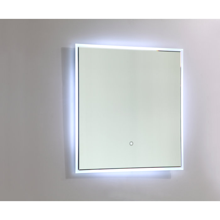 Vanity Art Square LED Wall Mirror | Wayfair