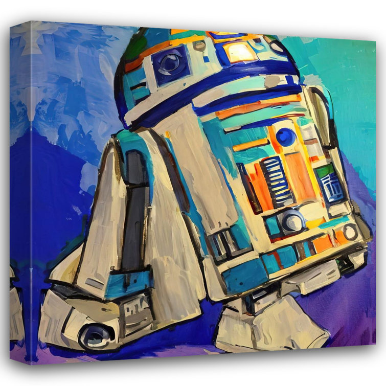 ATX Art Group LLC R2D2 Four by - Wrapped Canvas Graphic Art | Wayfair