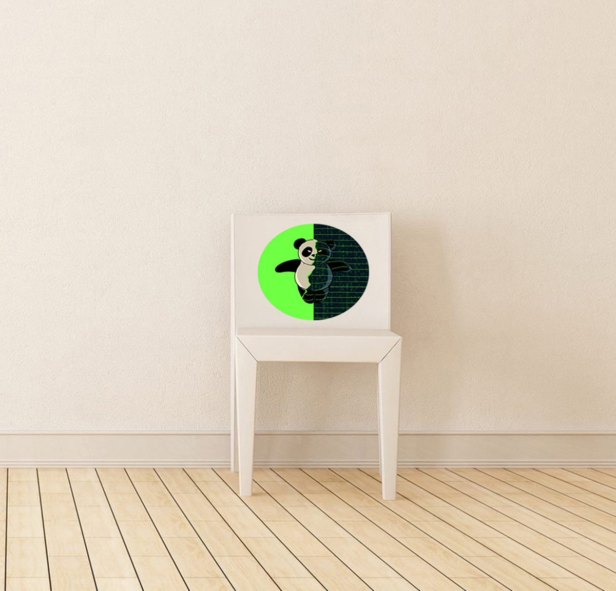 Trinx Evil Panda Decal, Evil Panda Sticker, Evil Panda Wall Decor | Wayfair