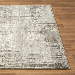 17 Stories Kailianna Performance Beige Rug & Reviews | Wayfair