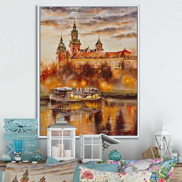 Winston Porter Painting Of Famous Wawel Castle Painting Of Famous Wawel ...