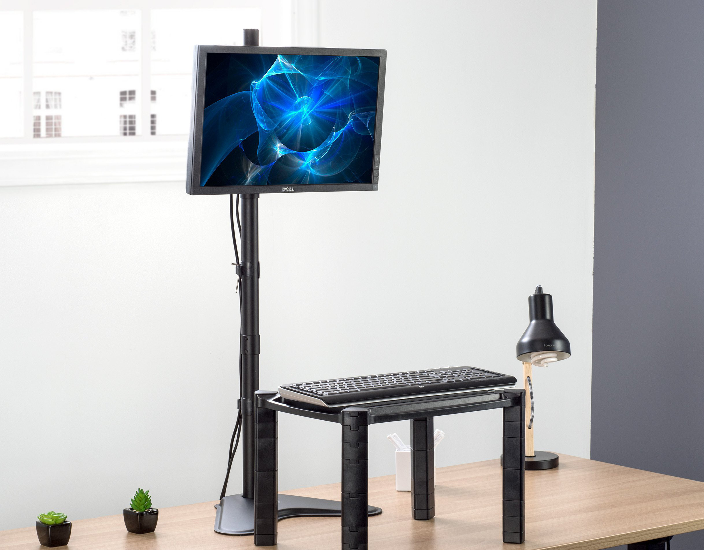 VIvo Single Monitor Extra Tall Desk Stand | Wayfair