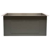 Alpha International 18'' W Single Bowl Stainless Steel Undermount ...