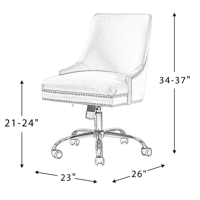 House of Hampton® Alida Modern Armless Task Chair & Reviews | Wayfair