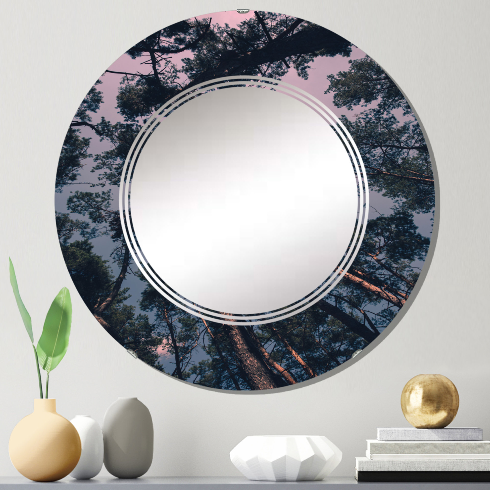 East Urban Home Magic Landscape With Pine Tree And Dramatic Sky ...