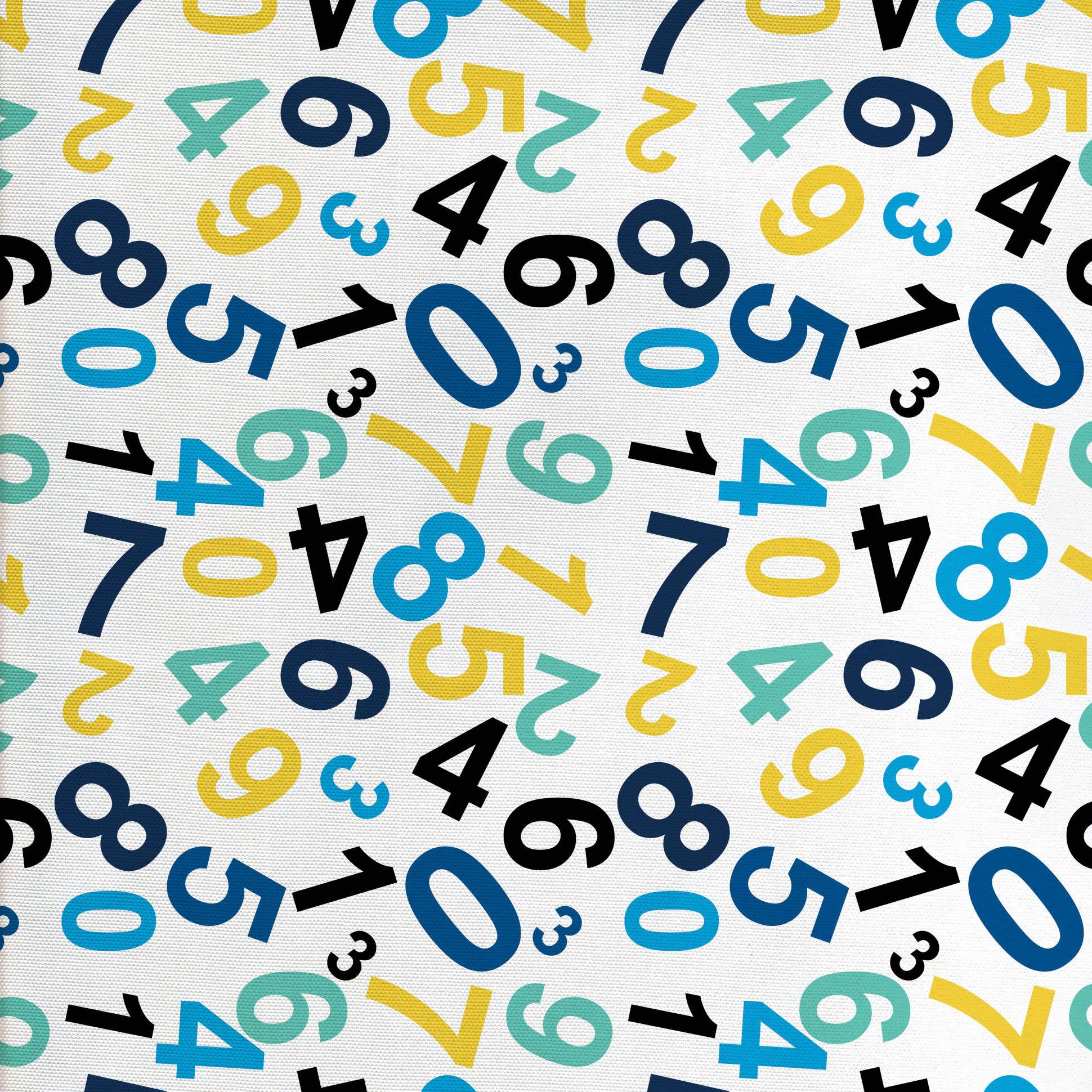 East Urban Home Numbers Fabric | Wayfair