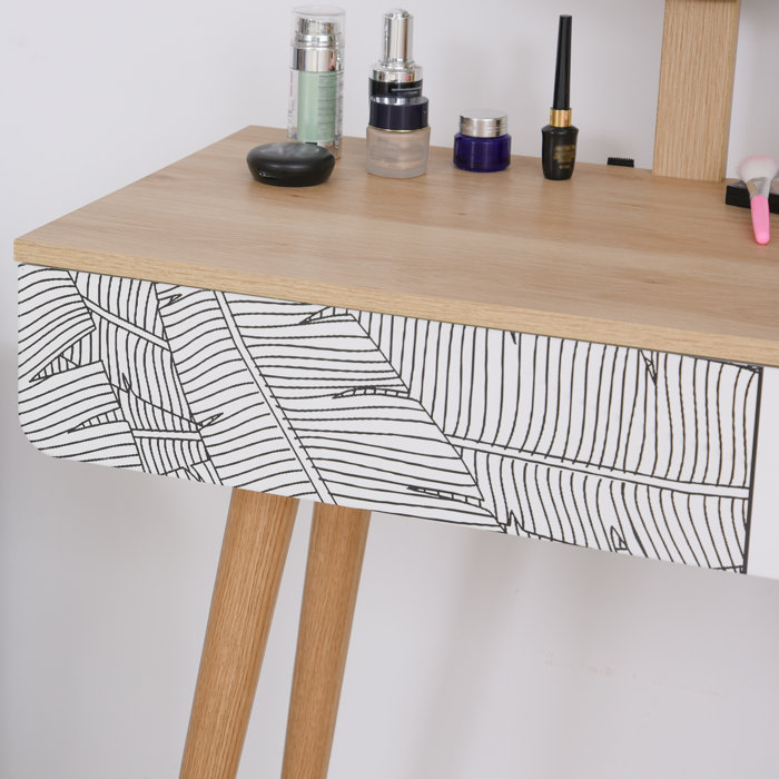 Isabelline Amher Dressing Table with Mirror & Reviews | Wayfair.co.uk