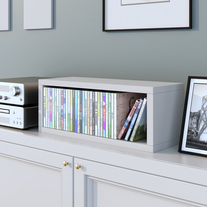 Ebern Designs Toller Stackable CD Storage Media Shelves & Reviews | Wayfair