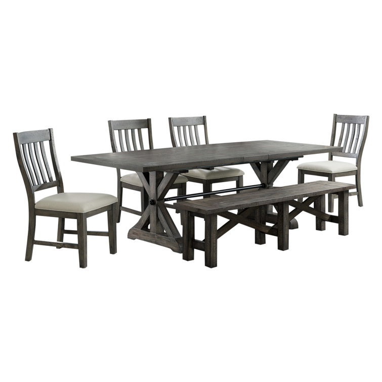 Sunset Trading Trestle Extendable Dining Set | Wayfair