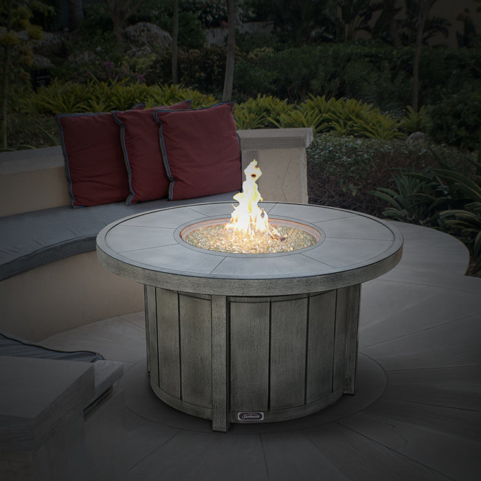 Sunbeam Boa Aluminum Propane/natural Gas Fire Table & Reviews | Wayfair