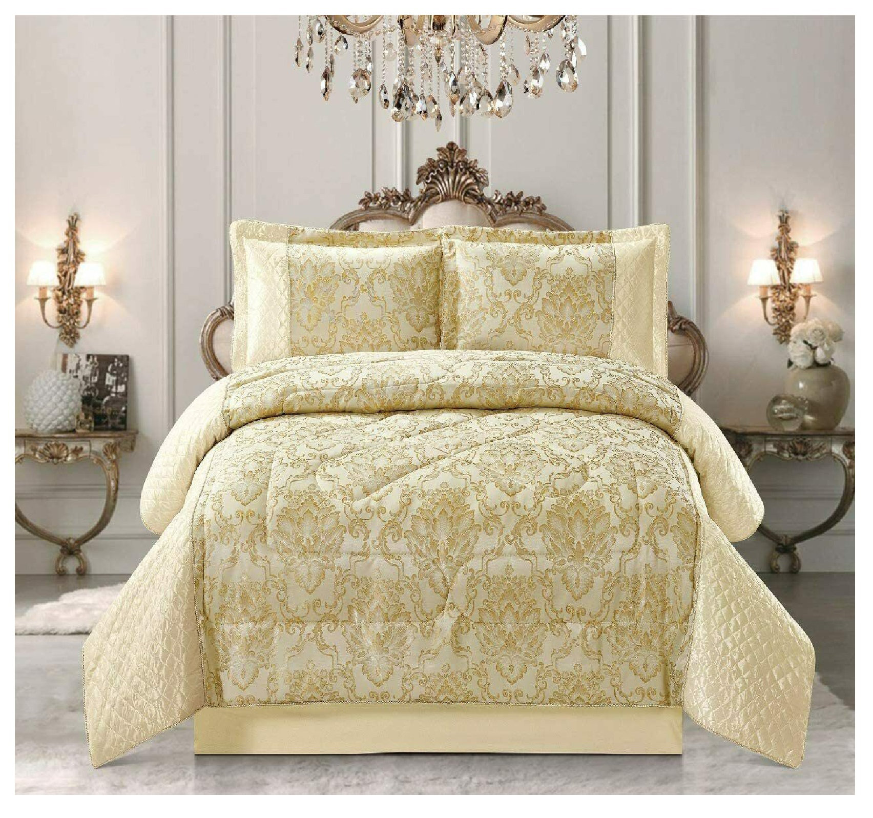 Textile Home Gold Bedspread | Wayfair.co.uk