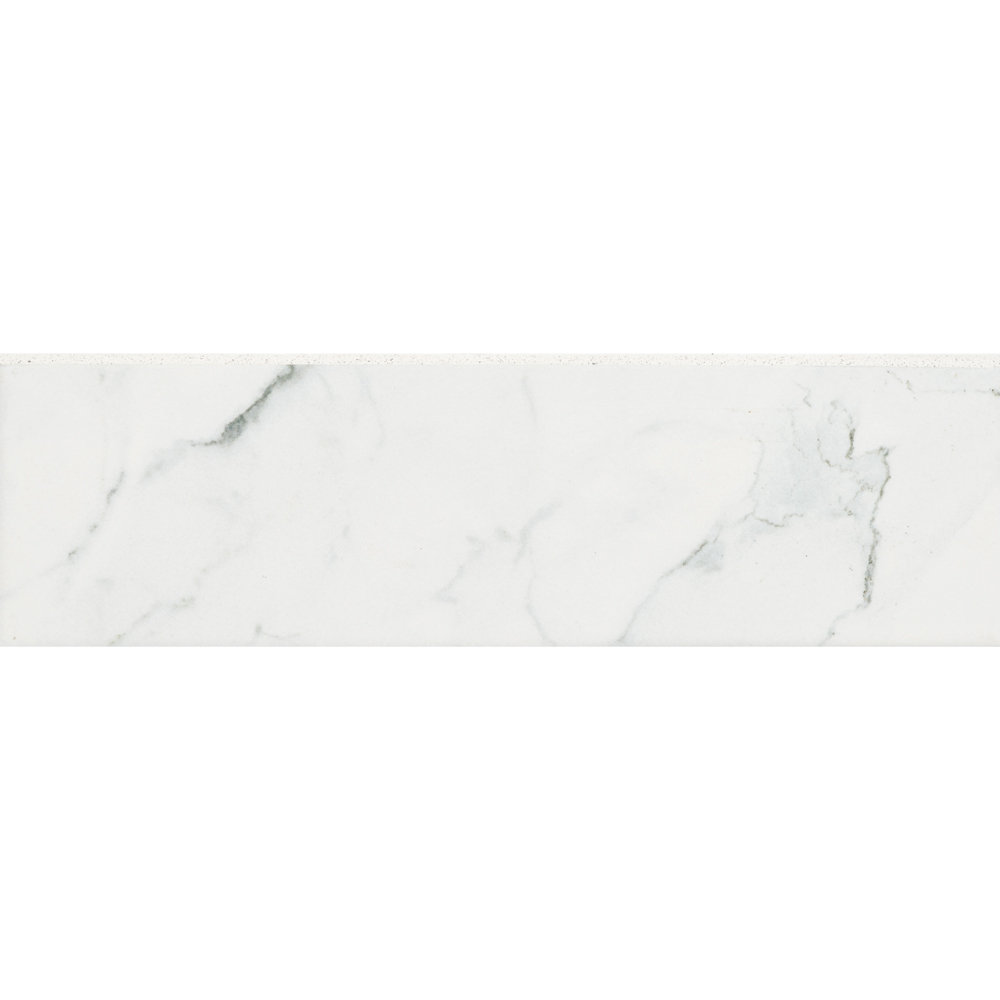 Long Island Mosaics & Tile Museum 4'' x 13'' Ceramic Bullnose Tile Trim ...